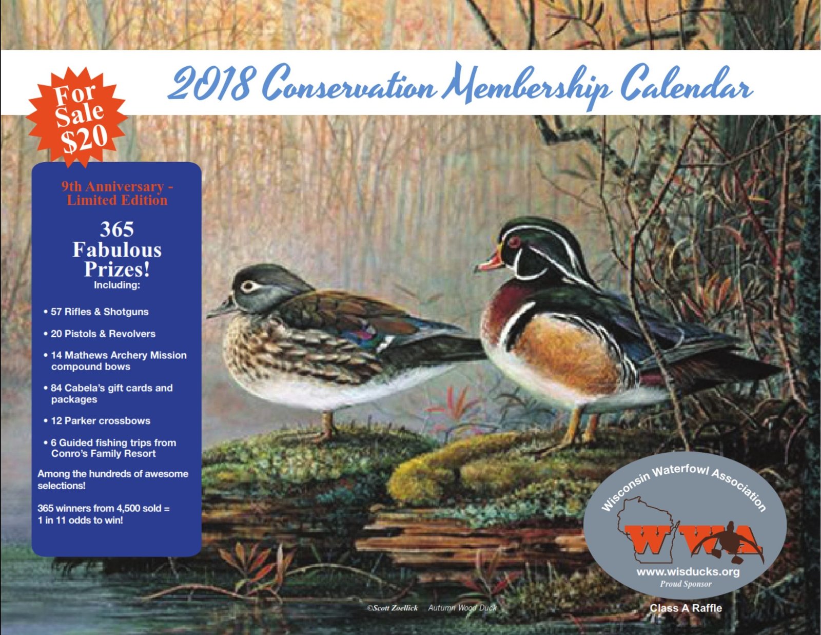 2018 Conservation Calendar Archives - Wisconsin Waterfowl Association