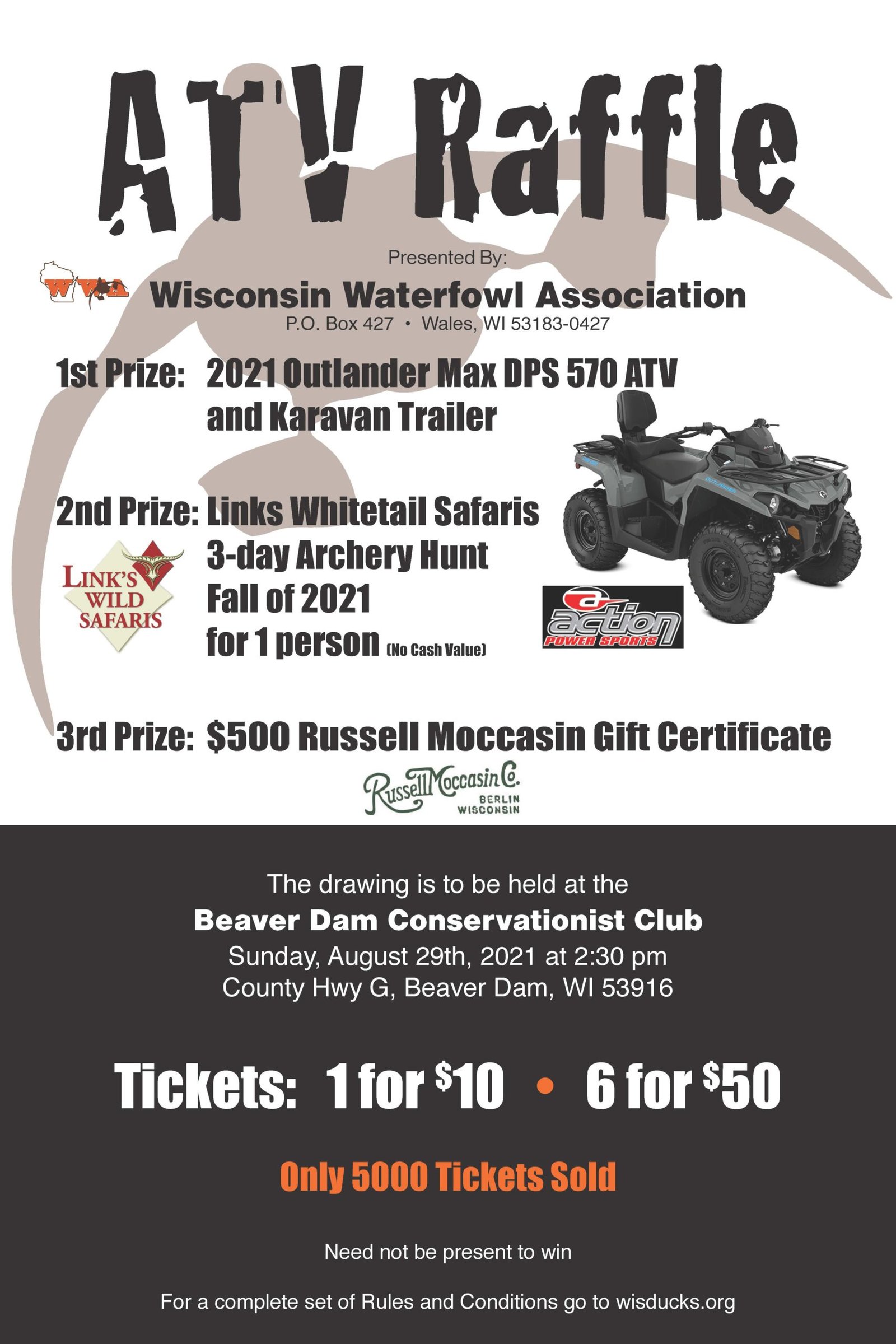 ATV Raffle Archives - Wisconsin Waterfowl Association