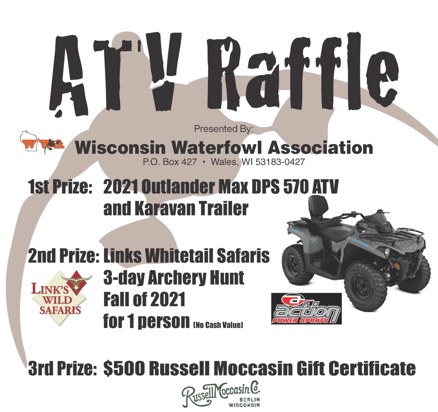 ATV Raffle Drawn - Wisconsin Waterfowl Association