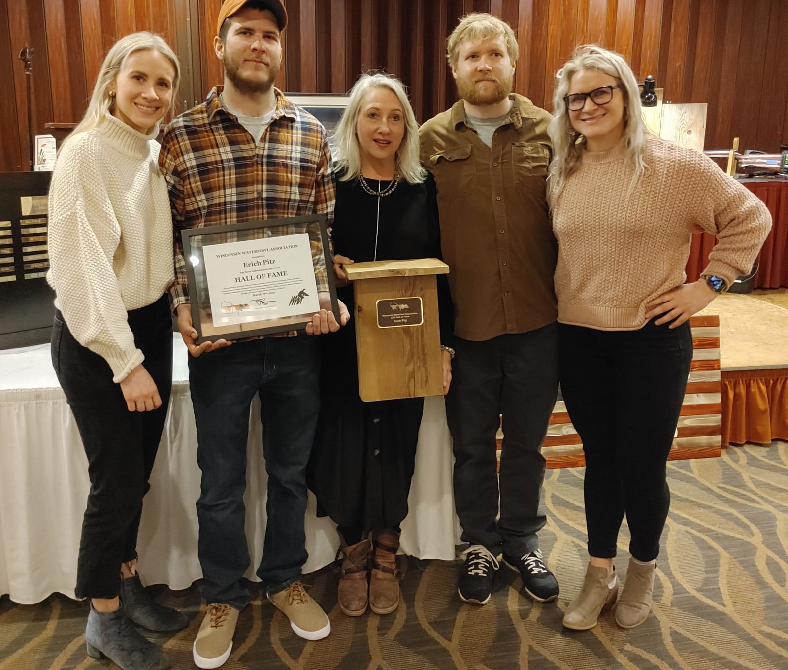 Pitz, Urben Formally Inducted into Hall of Fame - Wisconsin Waterfowl ...