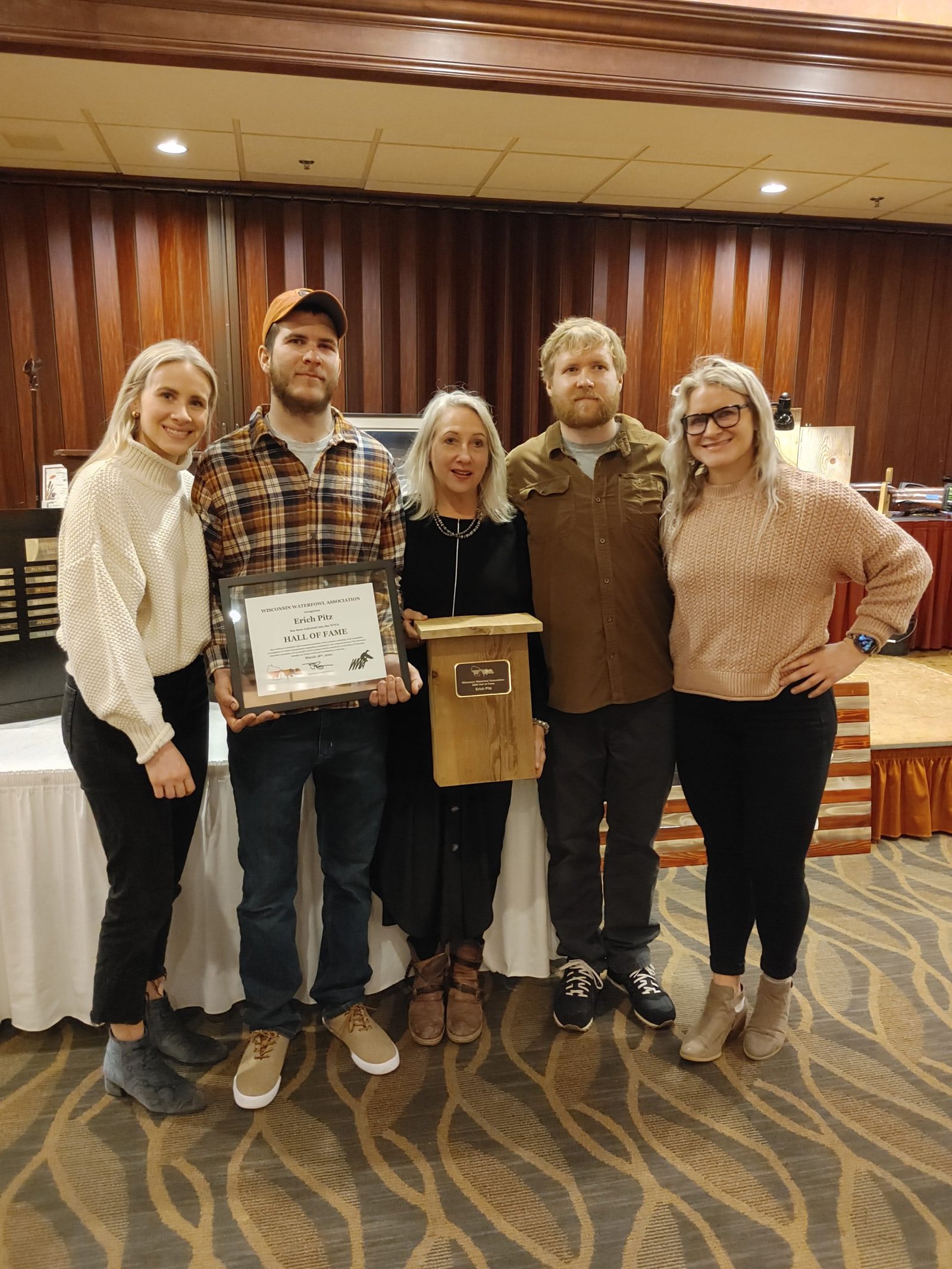 Pitz, Urben Formally Inducted into Hall of Fame - Wisconsin Waterfowl ...